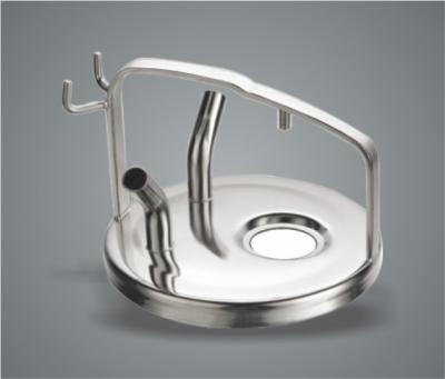 China Double Hooks Type 304 Stainless Steel Bucket Lid for Goat Milking Machine Parts for sale
