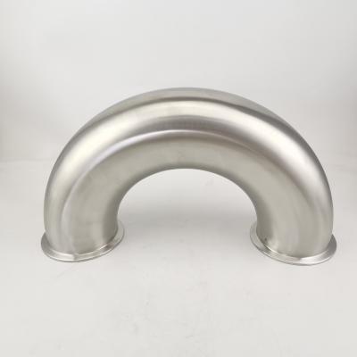 China 304 Stainless Steel Reducing Elbow Butt Weld Fittings - 30° to 180° Angles with ANSI B16.25 Bevel End for sale