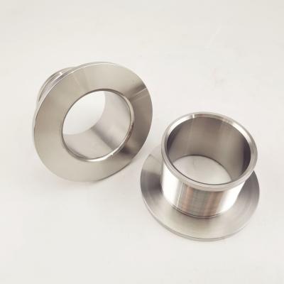 China 304 Stainless Steel Ferrule Pipe Fittings Tri Clamp Food Grade Weld with 3-Year Warranty and Custom Wall Thickness for sale