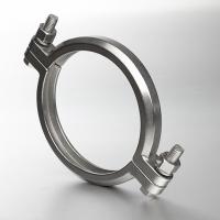 China 304 Stainless Steel Tri-Clamp Ferrule Pipe Fittings with 30-300 Mesh Screen and Multiple Gasket Options for sale