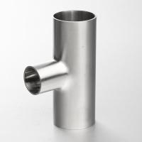 China Inox 304 Stainless Steel Equal Tee Pipe Fittings DN10-200 Food Grade SS304/SS316L Welding Connection for sale