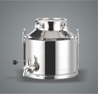 China SUS304 Stainless Steel Milking Machine Transport Bucket 20-50L Capacity with 1.0-2.0mm Wall Thickness for sale