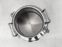 China Stainless Steel Dairy Milking Machine Bucket 15L to 68L Capacity Customizable CD Series for Cow Farming for sale