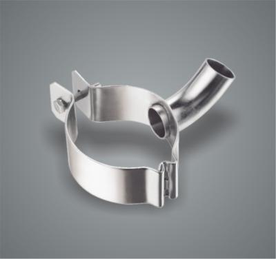 China Stainless Steel Milking Cow Tubes Clamp Type 1 Inch 304 Dairy Parts for sale