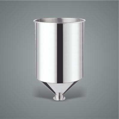 China Small Stainless Steel Conical Hopper 20L with Mirror Polish Finish for Packaging Machinery for sale