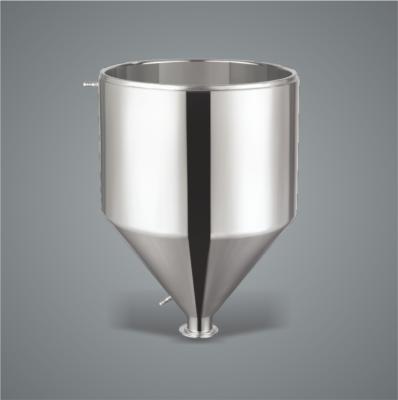 China 35L Double Deck Stainless Steel Hopper Tank for Milk Holding - Vertical Food Grade Design for sale