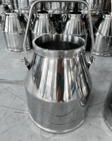China Food Grade Stainless Steel Milking Machine Bucket System 20-98L Capacity with 6KG Weight and Thermos Insulation for sale