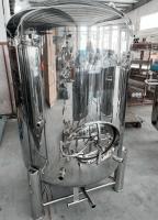 China Tri-Clamp Stainless Steel Conical Fermenter for Industrial Brewing - 304/316 Grade with Sanitary Fittings for sale