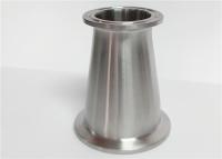 China 304 Stainless Steel Concentric Reducer Pipe Fitting with 3A Sanitary Standard and Tri-Clamp Connection for sale