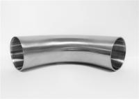 China 90 Degree 304 Stainless Steel Pipe Fitting Long Elbow - 16-51mm OD, 0.3-0.75mm Thickness for Welding Applications for sale