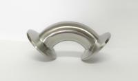 China ODM 304 Stainless Steel Tri-Clamp 90 Degree Elbow Fittings - 45/90/180° Options with 3A/DIN/ISO Standards for sale
