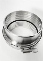 China 304 Stainless Steel Tri-Clamp Pipe Fittings with Internal Clamp 3A Certified 30-300 Mesh Screen for sale