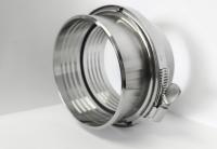 China 304 Stainless Steel Tri-Clamp Pipe Fittings with Internal Clamp 3A Certified 30-300 Mesh Screen for sale