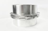 China 304 Stainless Steel Tri-Clamp Pipe Fittings with Internal Clamp 3A Certified 30-300 Mesh Screen for sale