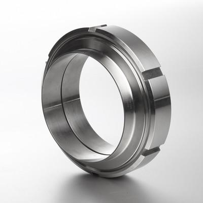 China 304 Stainless Steel Sanitary SMS Union Pipe Fittings Customizable CNC Machined 1 to 4 inch for sale