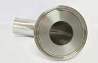 China Sanitary Stainless Steel 90 Degree Elbow Butt Weld Ferrule Clamp DN15 to DN300 for sale