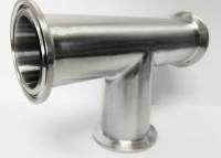 China Sanitary Tri Clamp Tee Stainless Steel 1-6 Inch 304/316L for Food Dairy Brewery for sale
