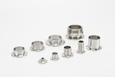 China Stainless Steel 25 ISO-KF Vacuum Fittings with Welded Flange Joint and Clamps for High Vacuum Systems for sale