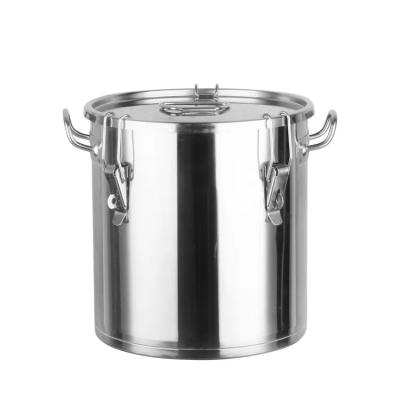China 60L Stainless Steel Fermenter with Locking Lid - 5kg Weight, Multiple Capacity Options for Home Brewing for sale