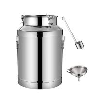 China 25L Stainless Steel Milk Can CD3240 Model for Dairy Transport - 320mm Diameter x 400mm Height for sale