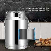 China 25L Stainless Steel Milk Can CD3240 Model for Dairy Transport - 320mm Diameter x 400mm Height for sale