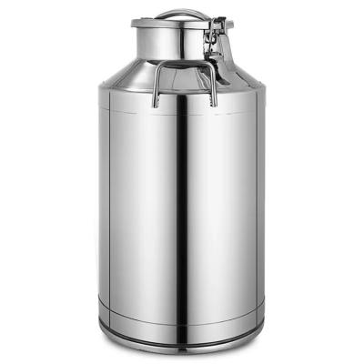 China 50L Stainless Steel Milk Container with 350mm Diameter and 1.2mm Thickness for Dairy Storage for sale