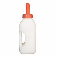 China 2L Calf Feeding Bottle Food Grade PE Material White Farm Livestock Nursing Bottle HL-MP52 for sale