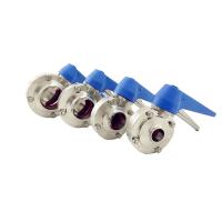 China Multi Position Stainless Steel Butterfly Valve 1-4 Inch Food Grade Manual Weld Clamp Thread for sale