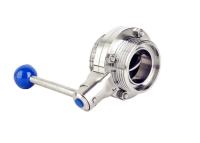 China SS304 Sanitary Butterfly Valve 2.5