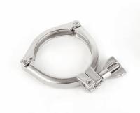 China Heavy Duty Stainless Steel Pipe Clamps Middle Type Single Pin Sanitary 1-4 Inch 30-300 Mesh for sale