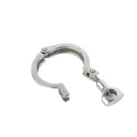 China Heavy Duty Stainless Steel Pipe Clamps Middle Type Single Pin Sanitary 1-4 Inch 30-300 Mesh for sale