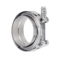 China 304 Stainless Steel Male Female Flanged V Band Clamp Pipe Fittings 1 Inch for sale