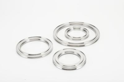 China Stainless Steel KF40 ISO 100 Vacuum Flange Fittings - Forged Equal Round Head Groove Connection for sale