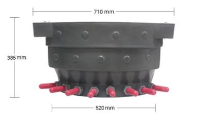 China 5-Liter Calf Feeding Bucket with Silicone Teat for Livestock Nutrition Management for sale