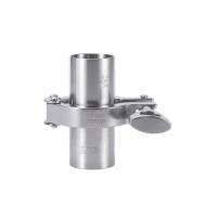 China SS316L 1.5 Inch BPE Tri Clamp Ferrule Pipe Fitting Quick Installation Polished for sale