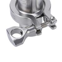 China SS316L Pipe Fitting Connector 1.5 Inch Quick Installation BPE Tri Clamp Ferrule Pipe Fitting for sale