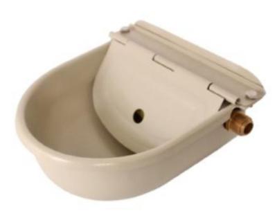 China SS304 4L Stainless Steel Livestock Drinking Bowl for Cow Horse Pig Durable Hygienic for sale