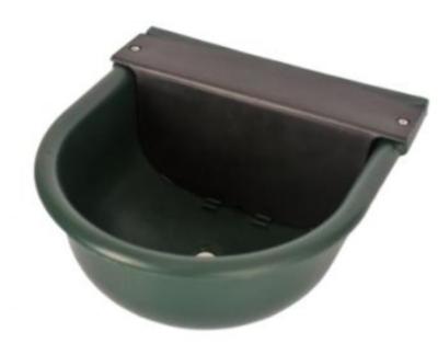 China Hygienic Pet Drinking Bowl 4L PE Non Slip Bottom Dishwasher Safe for Cow Horse for sale