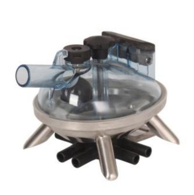 China 240cc Milk Machine Claw with PC Cap and Stainless Steel or Plastic Base Options - 19mm Milk Outlet, 0.5-0.6kg Weight for sale
