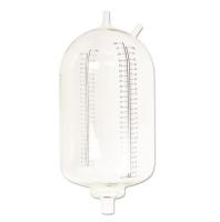 China HL-G03 Glass Milk Flow Meter for Dairy Farms - 26L 28L 30L Capacity Options for Cow and Goat Milking Systems for sale