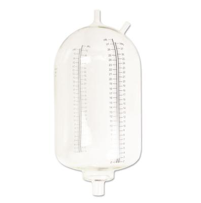 China HL-G03 Glass Milk Flow Meter for Dairy Farms - 26L 28L 30L Capacity Options for Cow and Goat Milking Systems for sale
