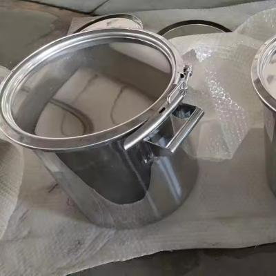 China Stainless Steel Drum 30L 100L 200L 210L Food Grade Open Head with Drain for Cheese Olive Oil for sale