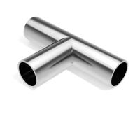 China SS316L Sanitary Tee Weld Fitting ASME BPE Food Grade 1.5 Inch for Bioprocessing for sale