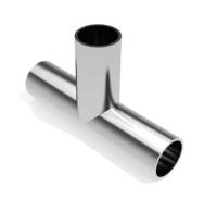 China SS316L Sanitary Tee Weld Fitting ASME BPE Food Grade 1.5 Inch for Bioprocessing for sale