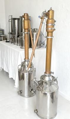 China 50L 304 Stainless Steel Alcohol Distillery Equipment 220V 5.5kW for Brandy Whisky Rum for sale