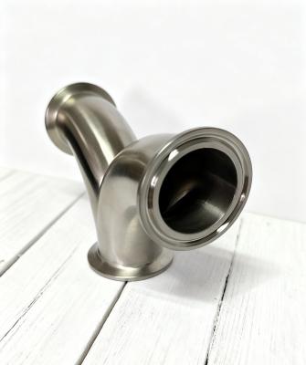 China 3A Certified Stainless Steel 304 Tri Clamp Y Pipe Fittings - Forged Equal Shape with Round Head Code for sale