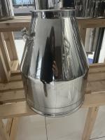 China Custom Stainless Steel 304 Milking Machine Bucket with Long Handles - Dairy Milk Storage Container for sale