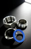 China DIN 11851 Hygienic Union 304 Stainless Steel Mirror Finish for Food Grade Fluid Processes for sale