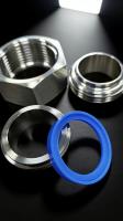 China DIN 11851 Hygienic Union 304 Stainless Steel Mirror Finish for Food Grade Fluid Processes for sale