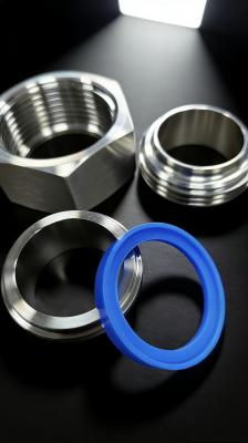 China DIN 11851 Hygienic Union 304 Stainless Steel Mirror Finish for Food Grade Fluid Processes for sale